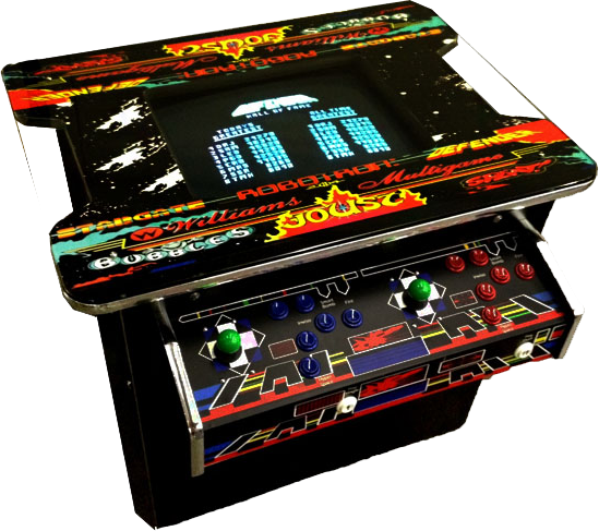 Cocktail Table Arcade Machine with Horizontal Games™ - Video Arcade ...