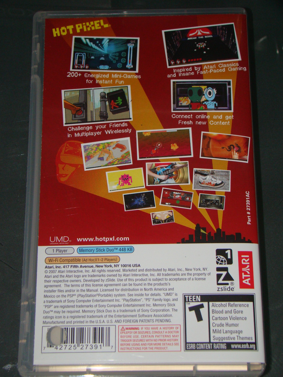 Sony PSP UMD Game - HOT PIXEL (Complete with Manual) - Video Games