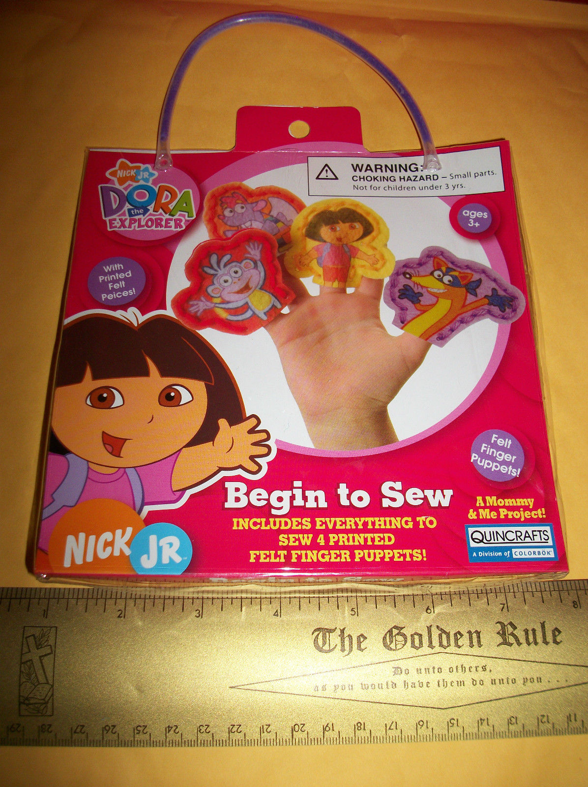 Dora The Explorer Thread Craft Kit Begin To Sew Nick Nickelodeon Finger ...