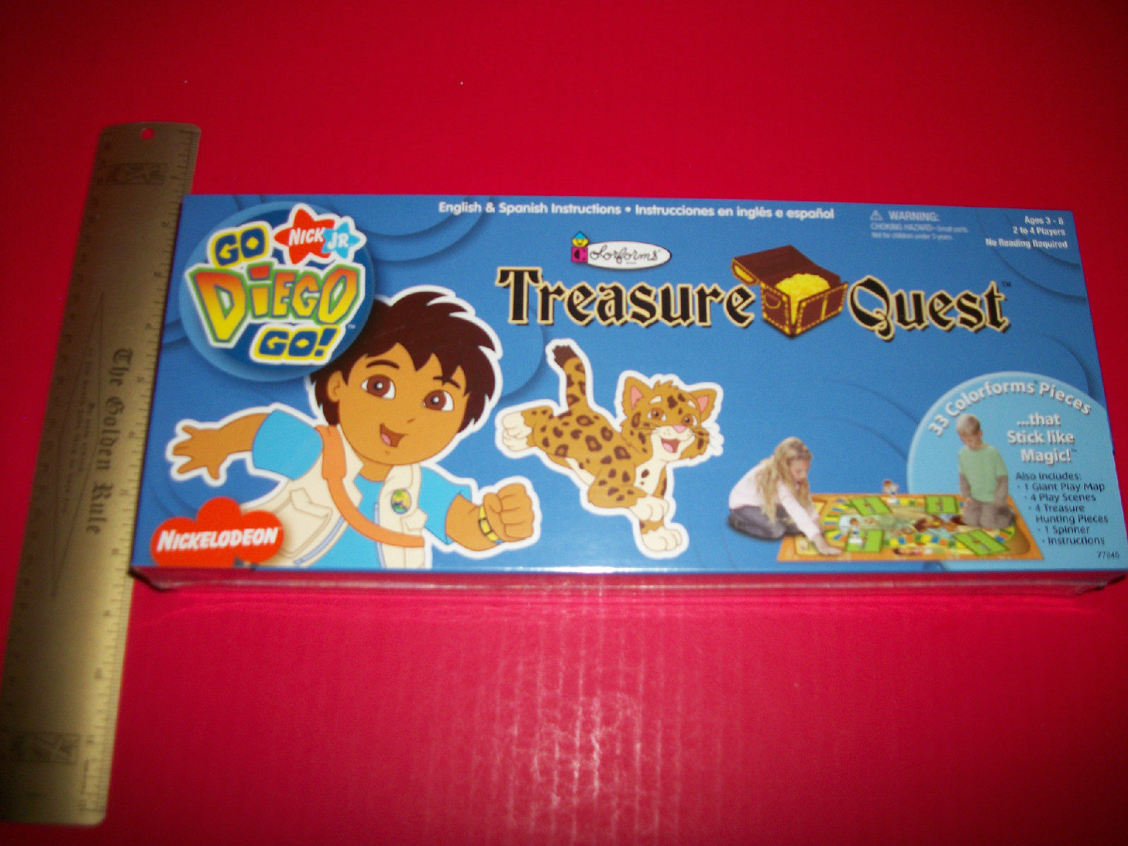Dora The Explorer Game Set Nick Colorforms Treasure Quest Play Diego ...