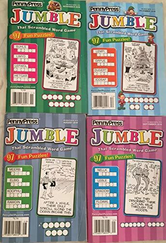 Lot of 4 Penny Press Jumble That Scrambled Word Game Puzzle Book 2018 ...