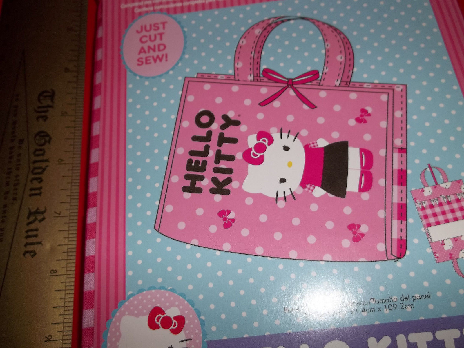 Hello Kitty Sewing Craft Kit Sanrio Artfolio Threadcraft Tote Pink Art ...