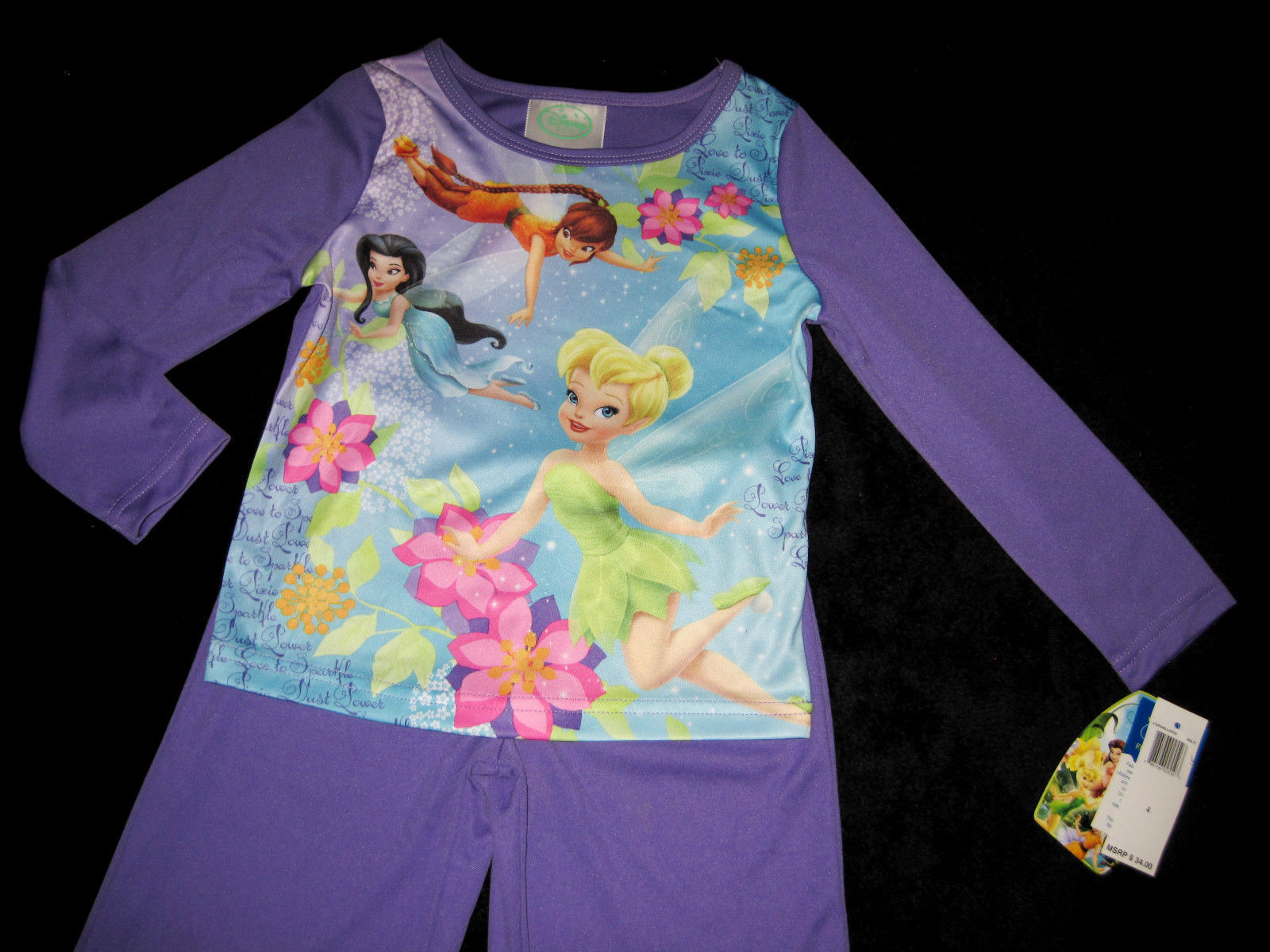 Tinkerbell Pajamas 5t