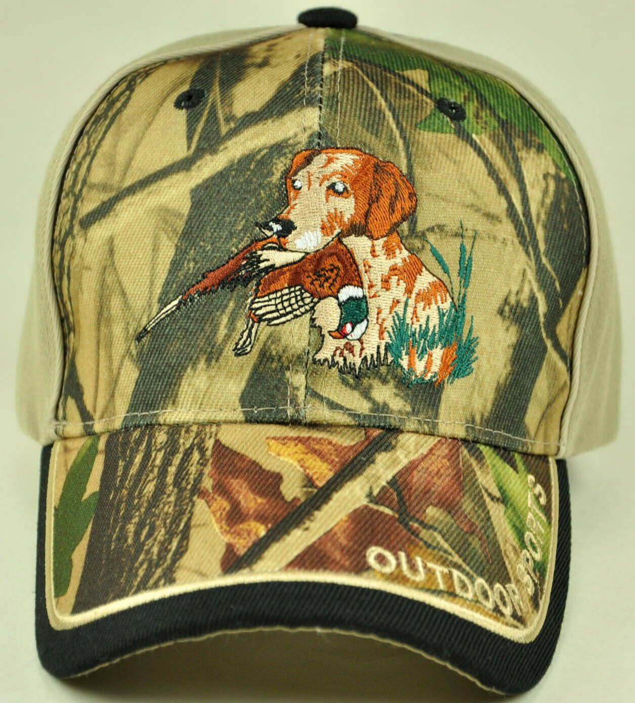 NEW! HUNTER PHEASANT DOG OUTDOOR HUNTING CAP HAT CAMO - Men's Hats