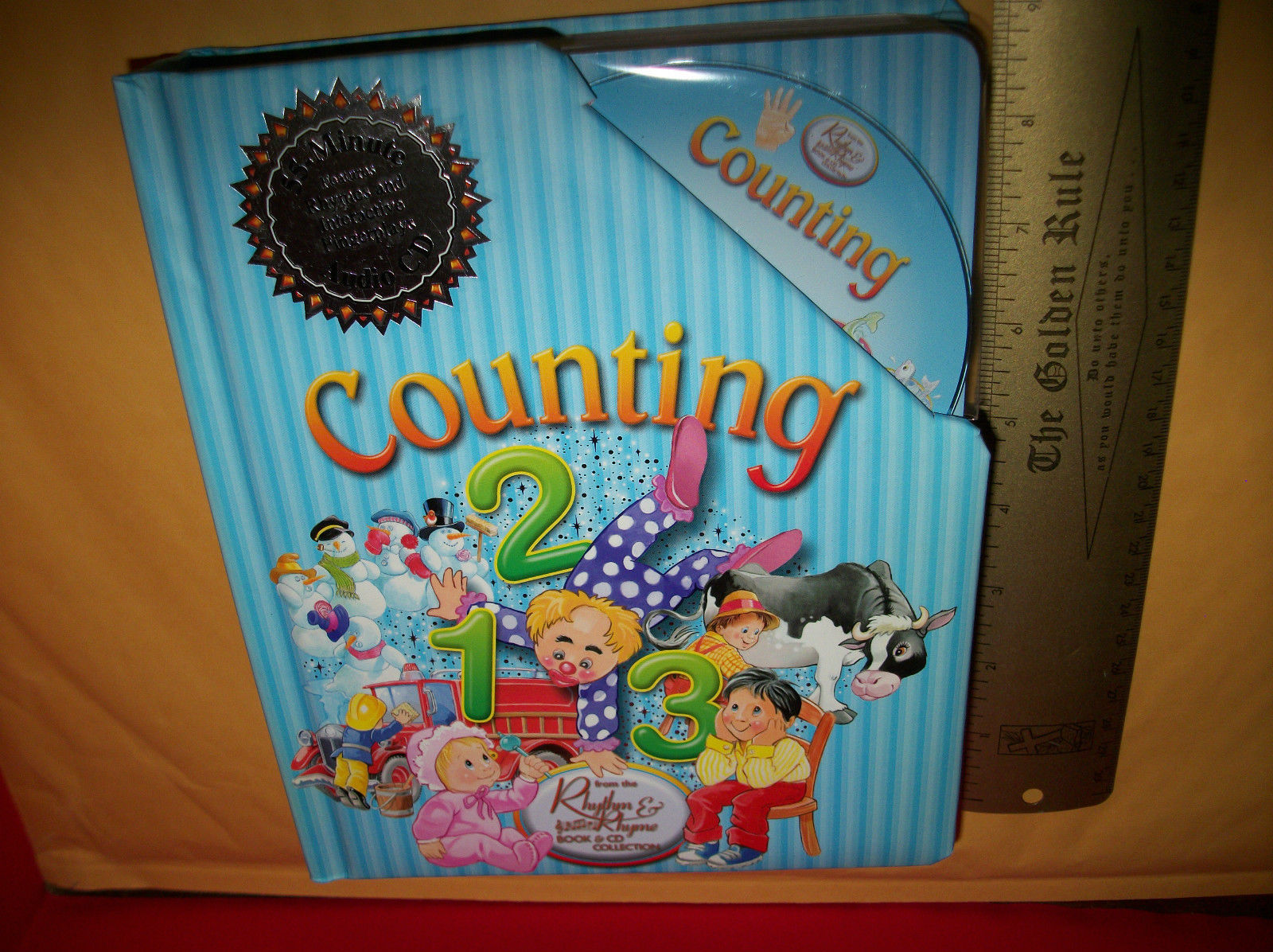 Counting Board Book Set Rhythm Rhyme Numbers Music CD Storybook ...