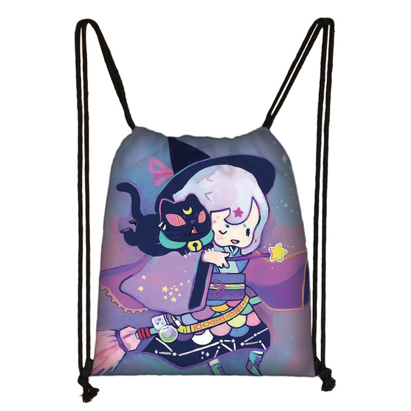 Witch / 666 / Hail Satan Backpack Black Cat Witchcraf /Baphomet Women ...