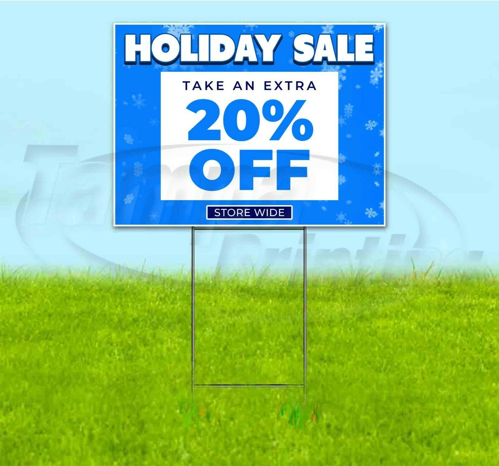 HOLIDAY SALE 20% OFF 18x24 Yard Sign WITH STAKE Corrugated Bandit ...