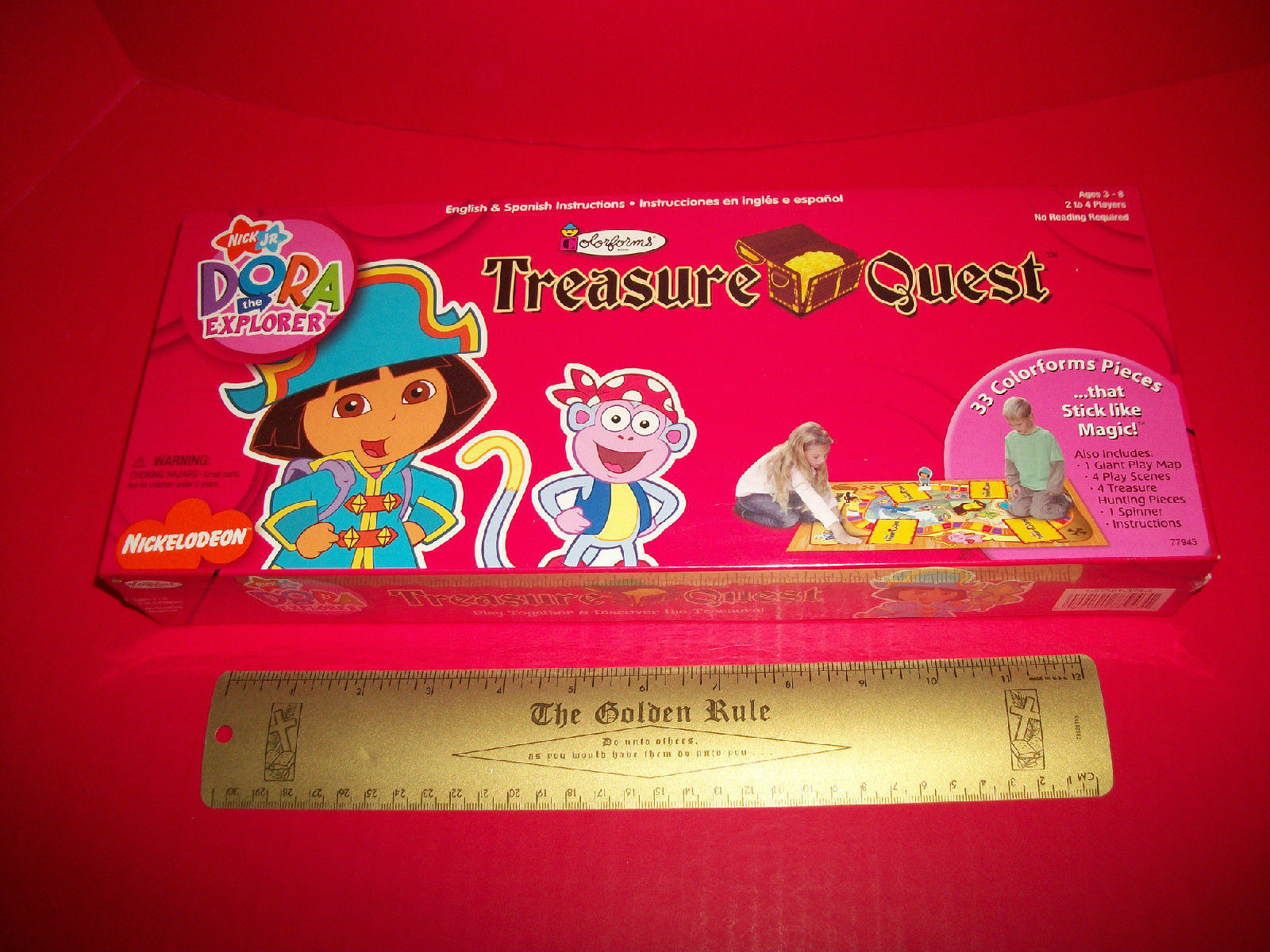 Dora The Explorer Game Set Nick Colorforms Treasure Quest Play Toy ...