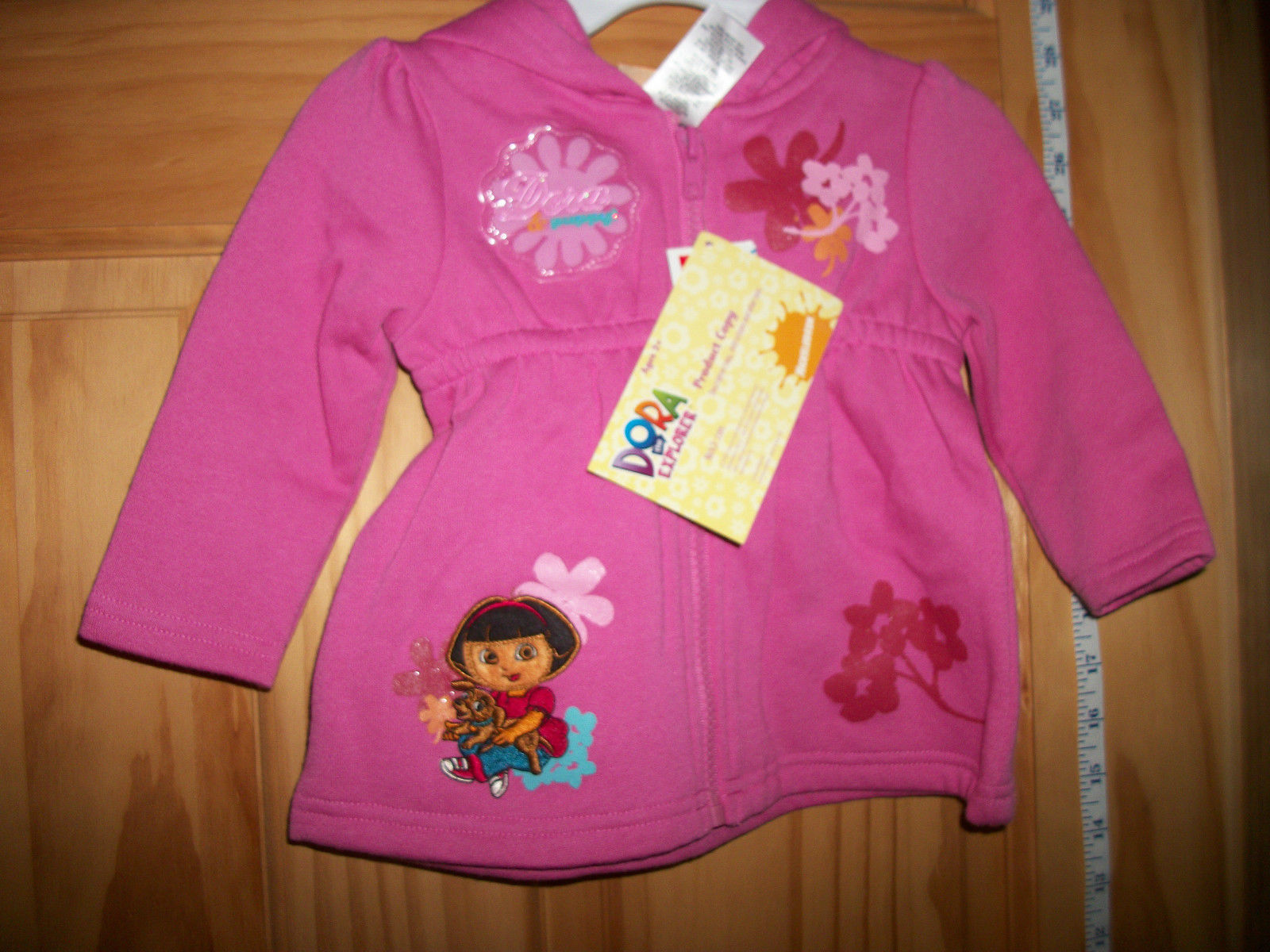 Dora The Explorer Baby Clothes 12M Nickelodeon Hoodie Pink Color Change ...