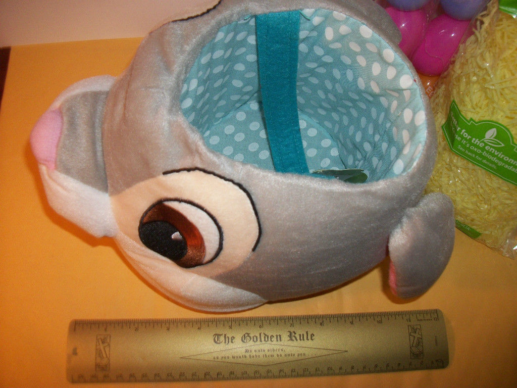 Disney Bambi Easter Basket Kit Thumper Plush Character Tote Grass ...