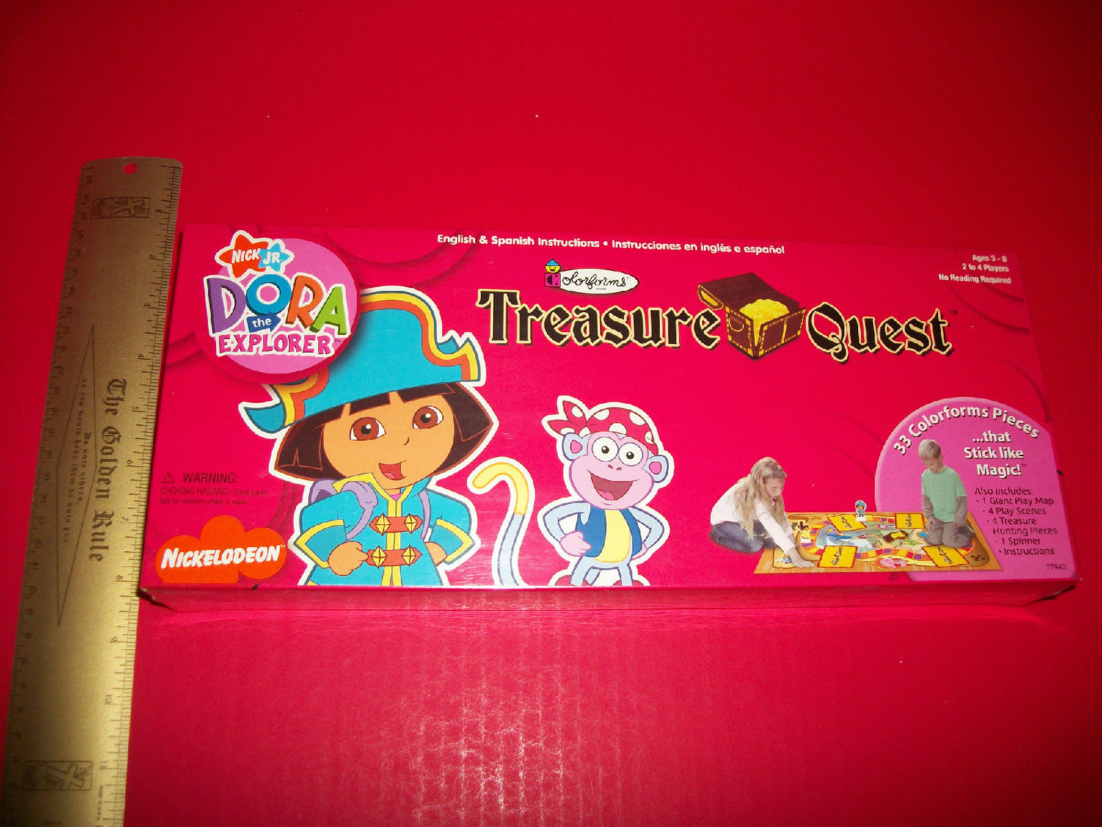 Dora The Explorer Game Set Nick Colorforms Treasure Quest Play Toy ...