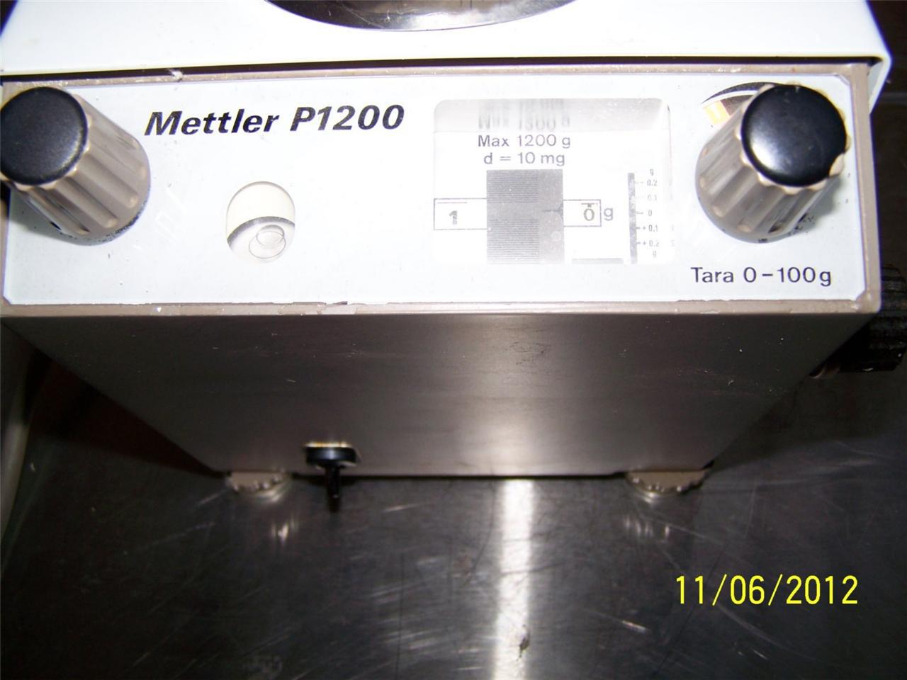 METTLER Scale Balance Model P1200 1200g - Everything Else