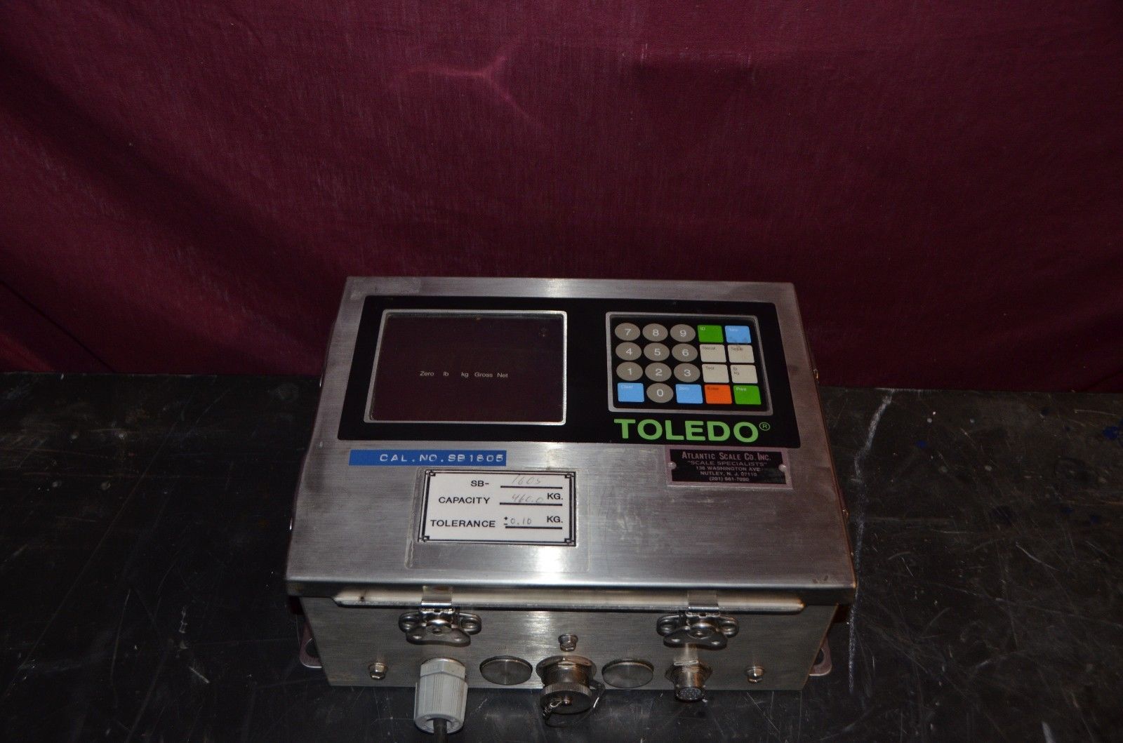 Mettler Toledo Scale 8142-1005 120VAC Digital Operator Panel 1000 LB ...