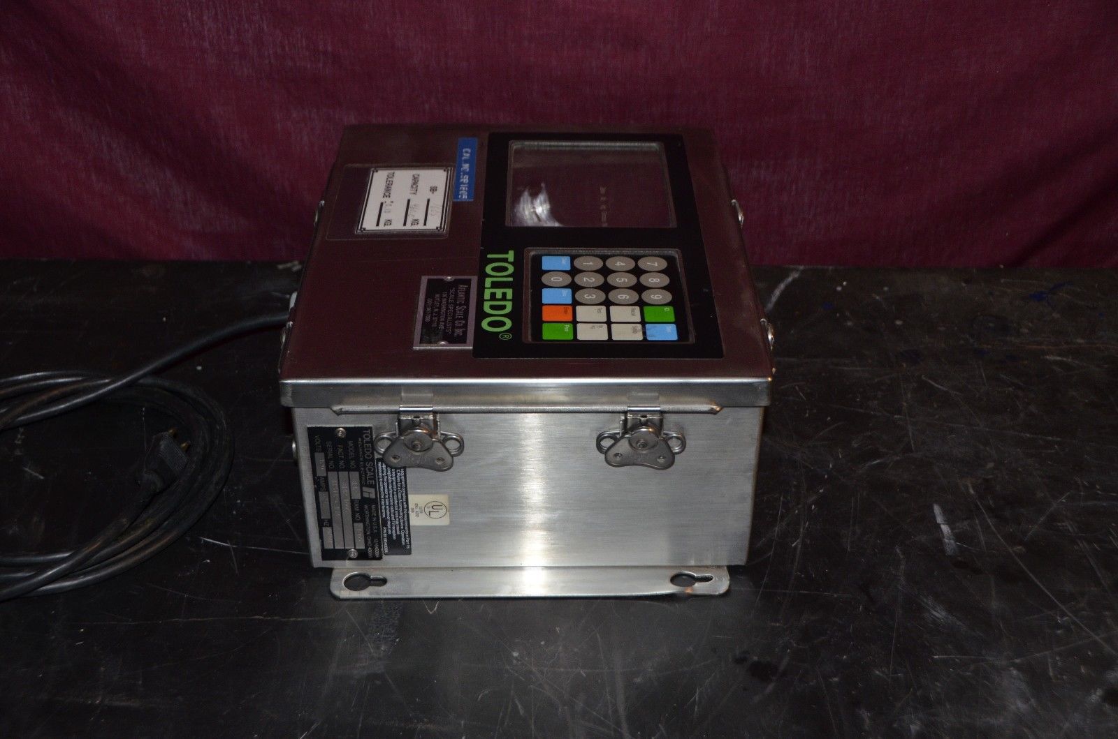 Mettler Toledo Scale 8142-1005 120VAC Digital Operator Panel 1000 LB ...