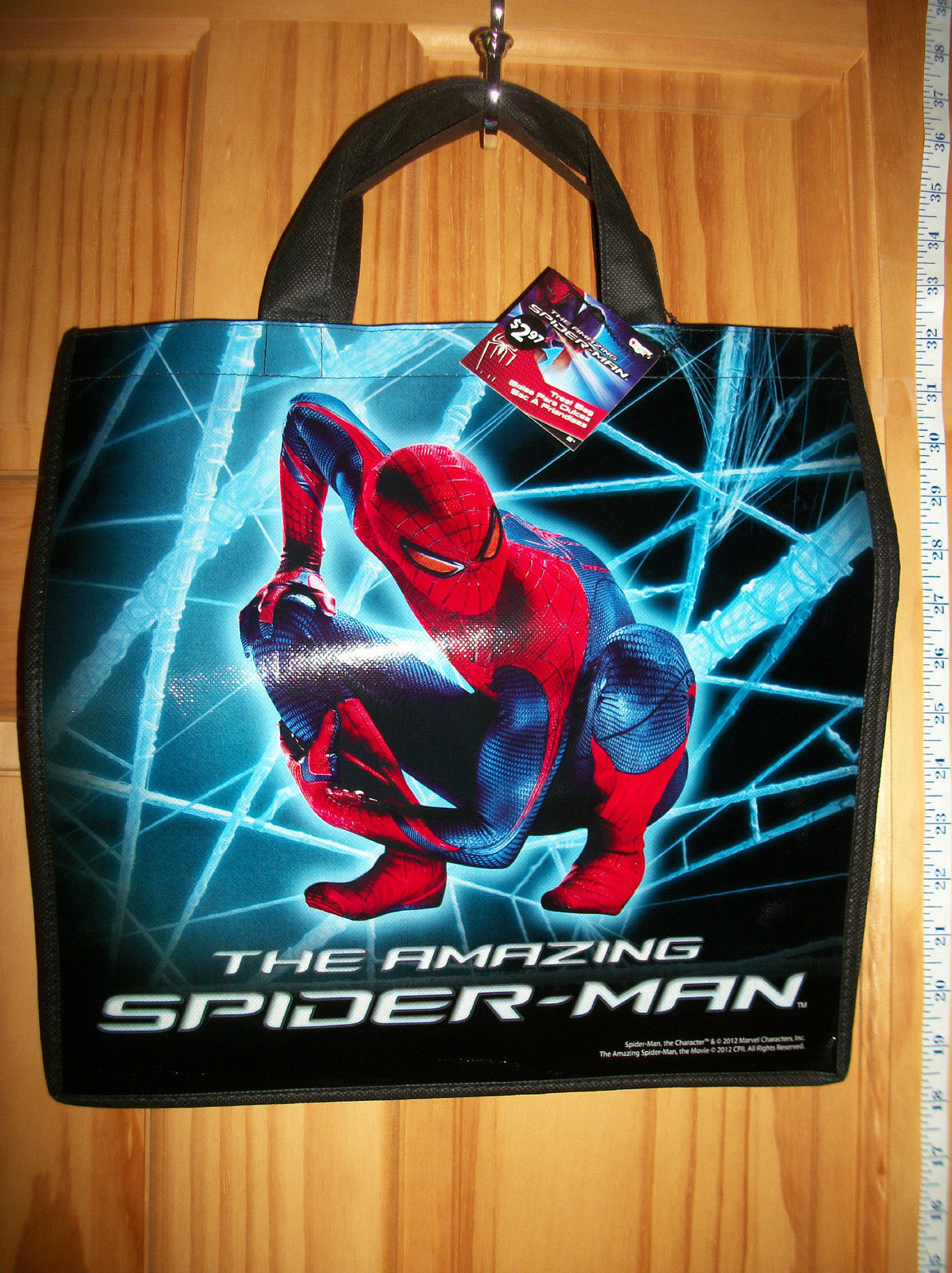 Spiderman Holiday Tote Spidy Halloween Treat Bag Disguise Spider Man ...