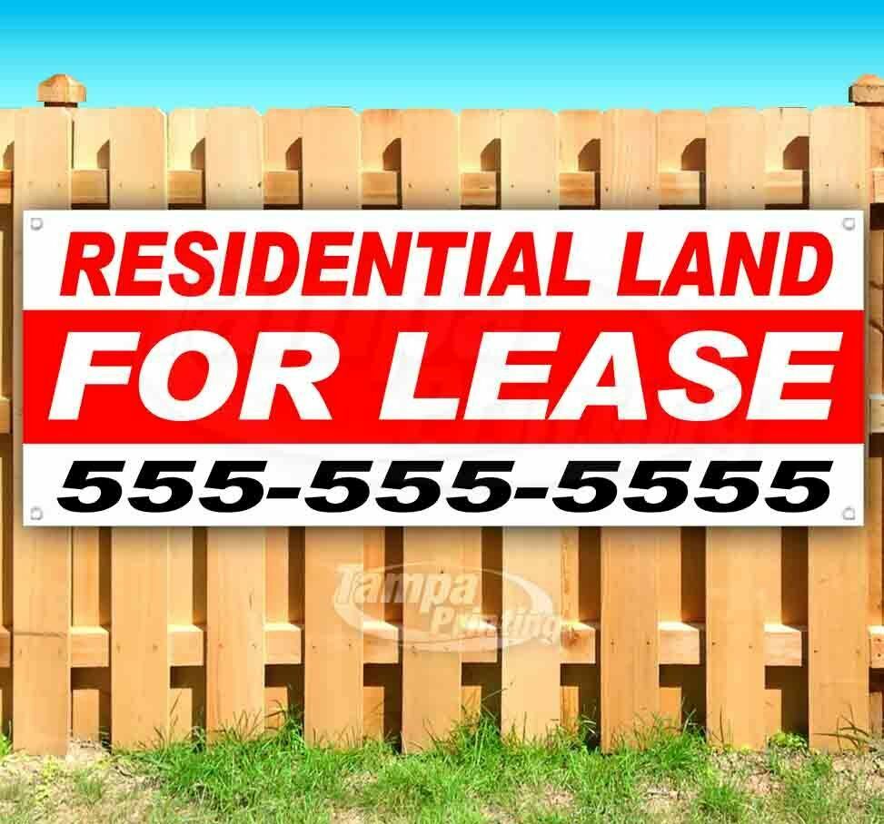 RESIDENTIAL LAND FOR LEASE Advertising Vinyl Banner Flag Sign CUSTOM PH ...