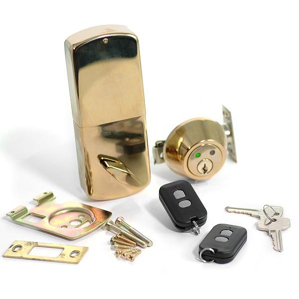 WIRELESS Remote Controlled RF Door Lock DEADBOLT- BF - Home & Garden WIRELESS Remote Controlled RF Door Lock DEADBOLT- BF - Home & Garden