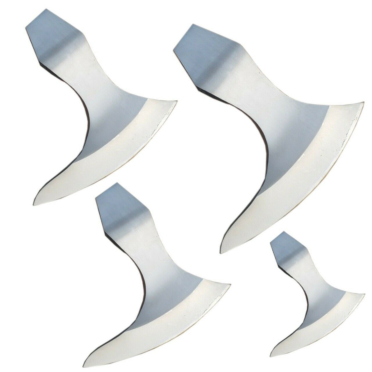 HAND FORGED 5160 TOMAHAWK AXE,HATCHET BLANK BREADED AXE VIKING HEAD AXT ...