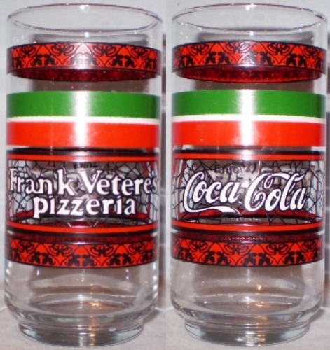 Coca~Cola Glass Frank Vetere's Pizzeria - Promo Glasses