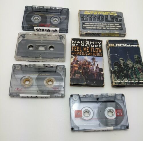 7 Hip Hop Rap Cassette Tapes Early 2000 Various Hit Artists And Mixed ...