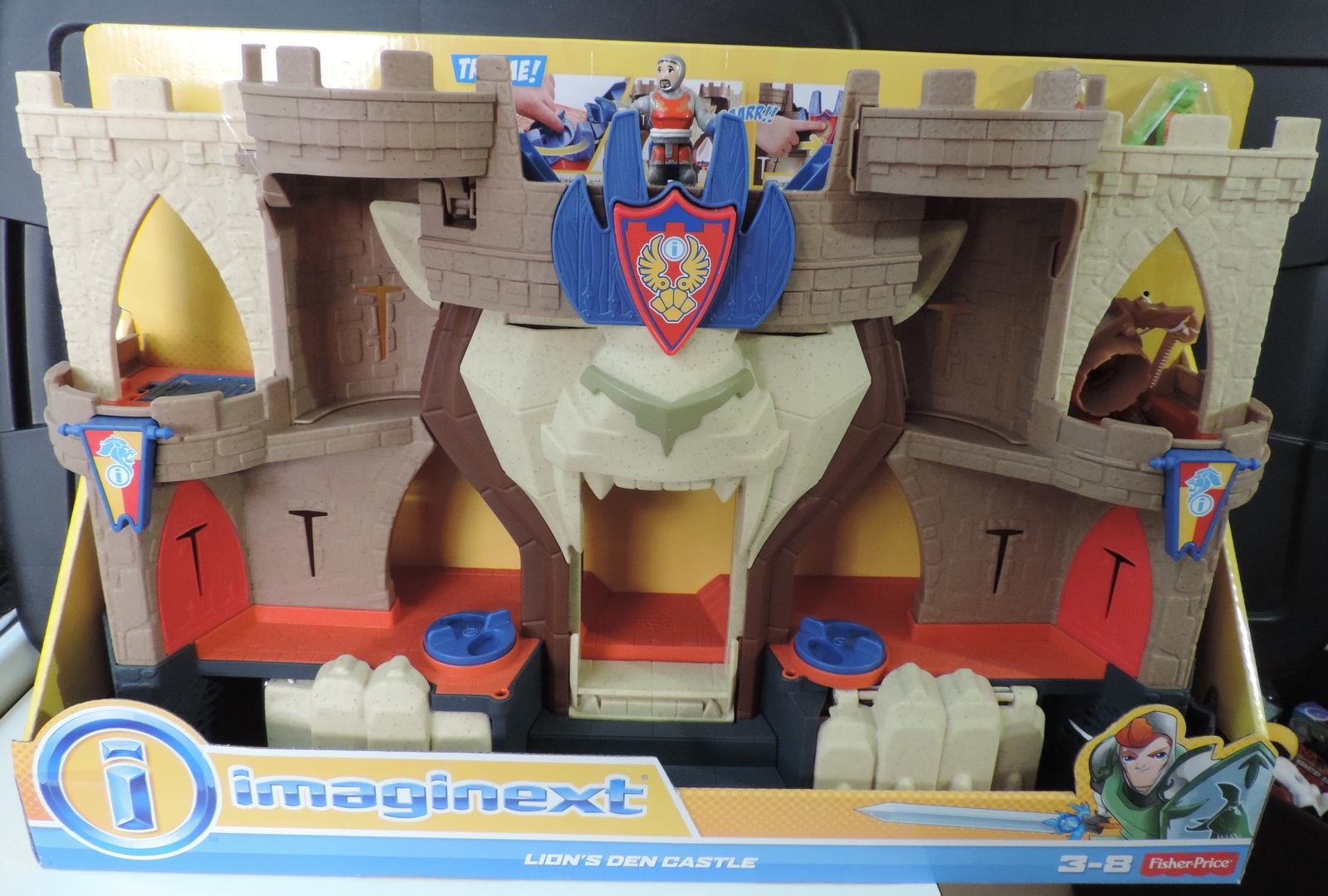 Imaginext Fisher-Price Lion's Den Knight's Castle - New - Imaginext