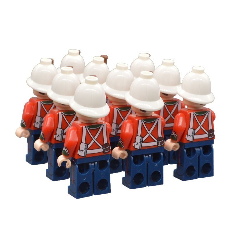 10pcs/set Anglo-Zulu War (South African) British Army Infantry ...