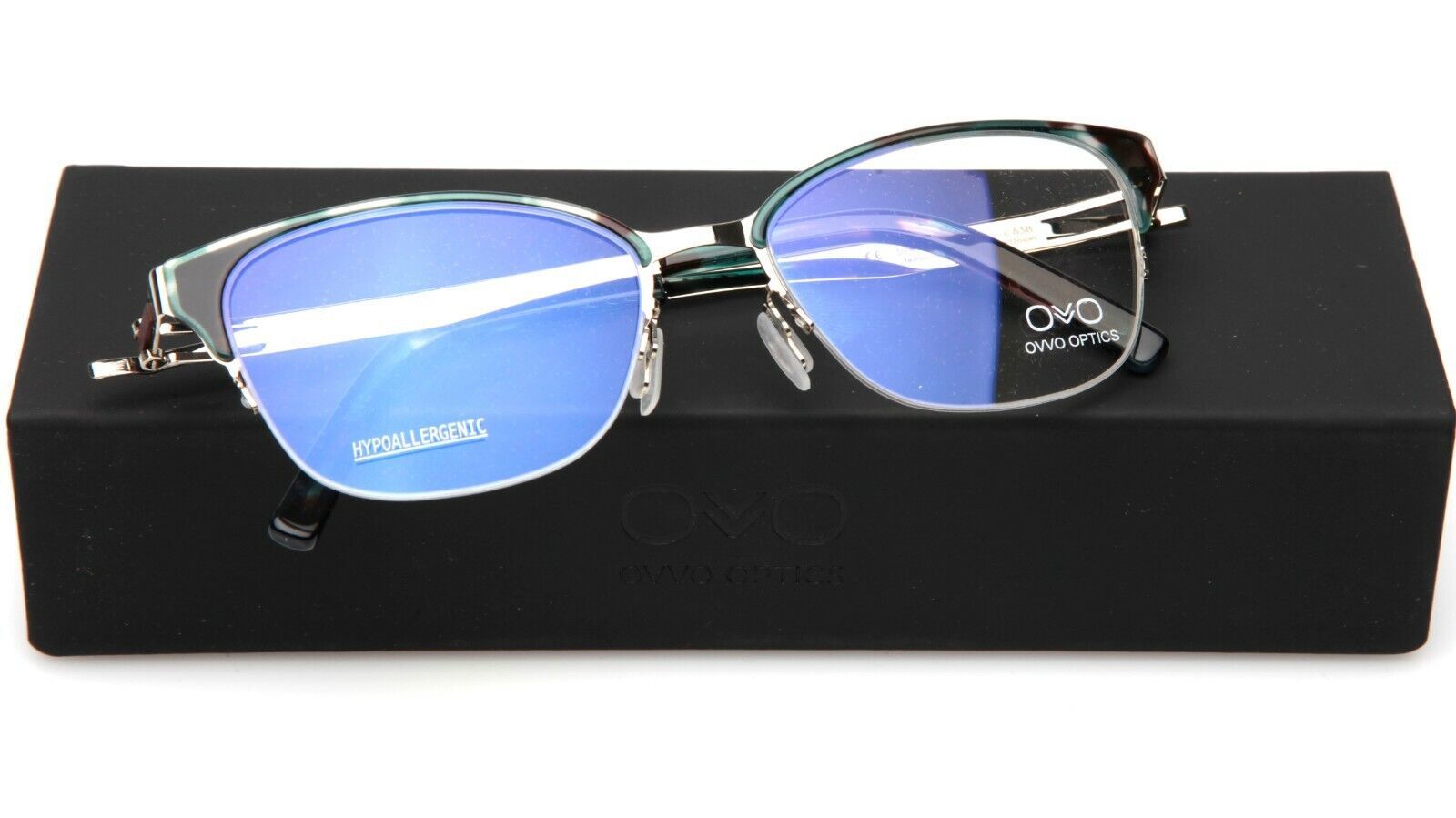 NEW OVVO OPTICS 3941 c63B Green EYEGLASSES FRAME 49-18-125mm B38mm ...