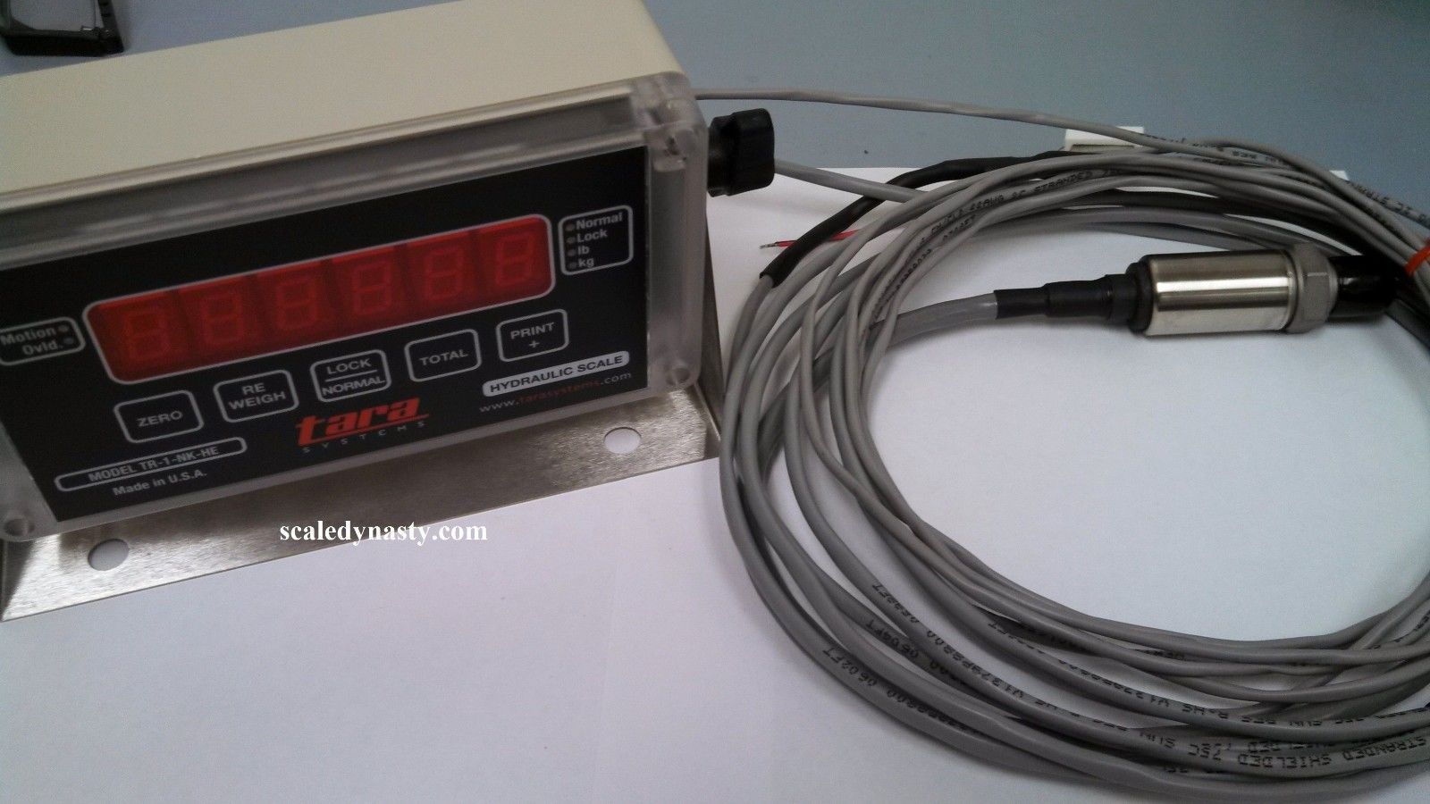 HYDRAULIC FORKLIFT SCALE WITH ON BOARD THERMAL PRINTER - FRONT END ...