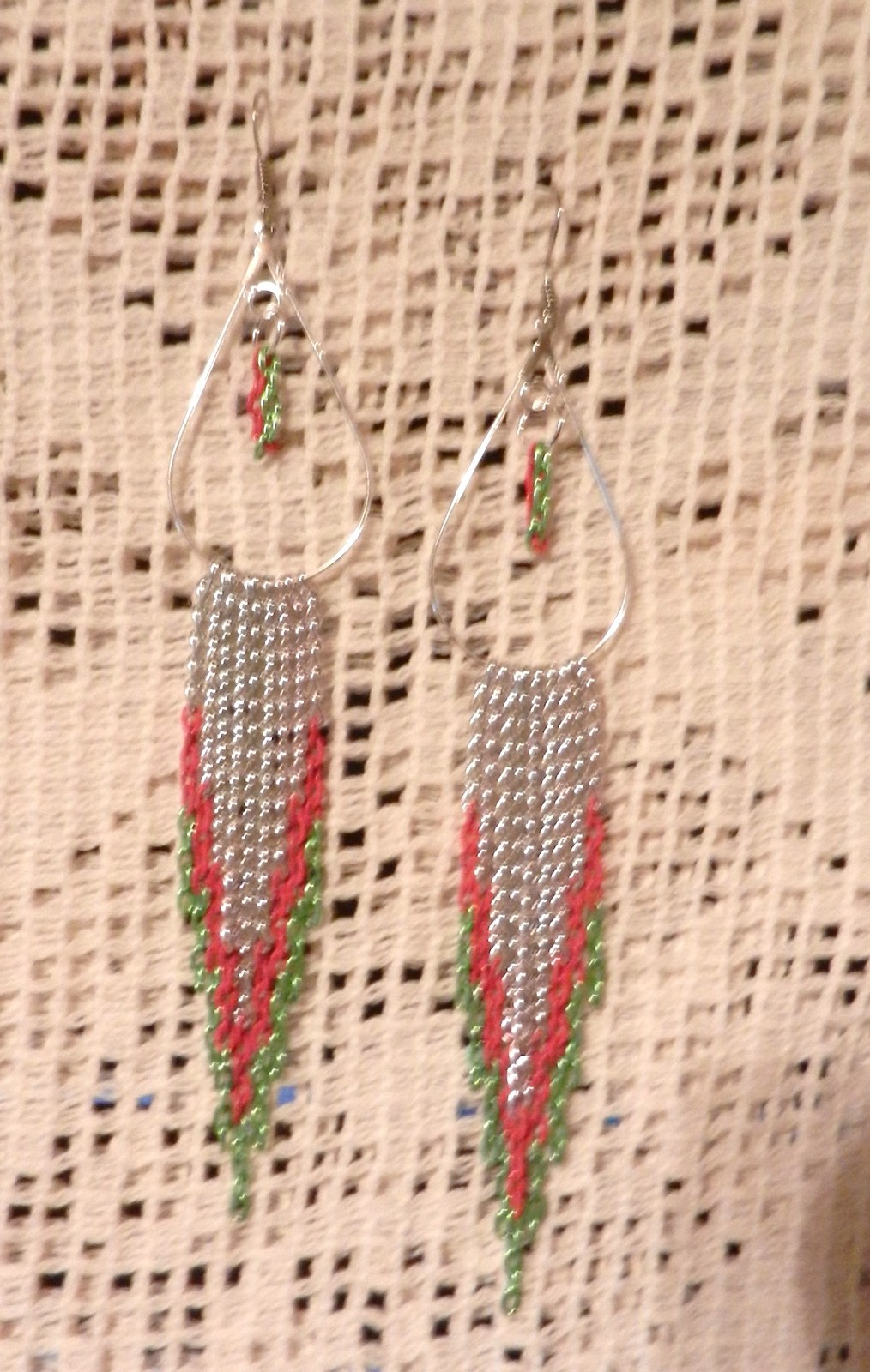 New Bellydance Gypsy Teardrop Chain Dangle Hook Earrings Many Colors to ...