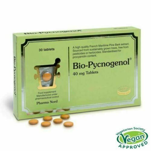 Bio Pycnogenol maritime pine bark (Pinus pinaster) immunity 40mg ...
