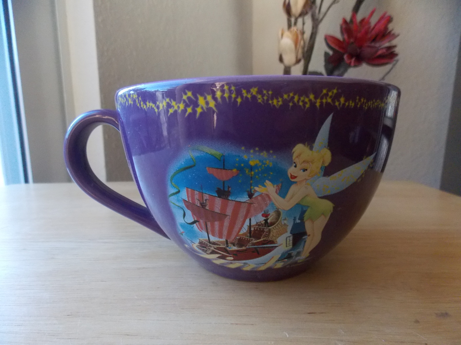 Disney Tinker Bell Pirate Ship Oversized Coffee Mug - Mugs, Glasses