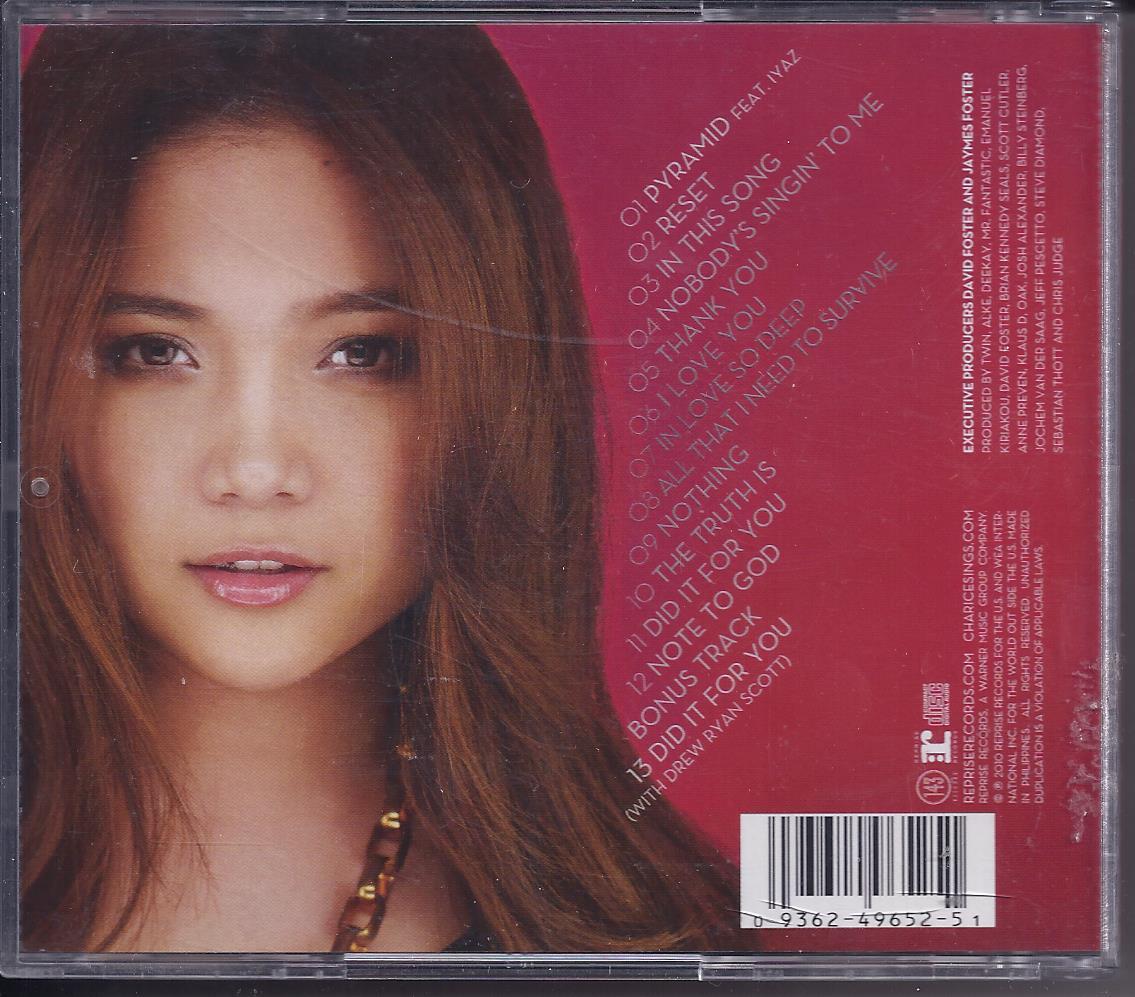 CHARICE Debut Album PHILIPPINE TAGALOG PINOY CD - CDs