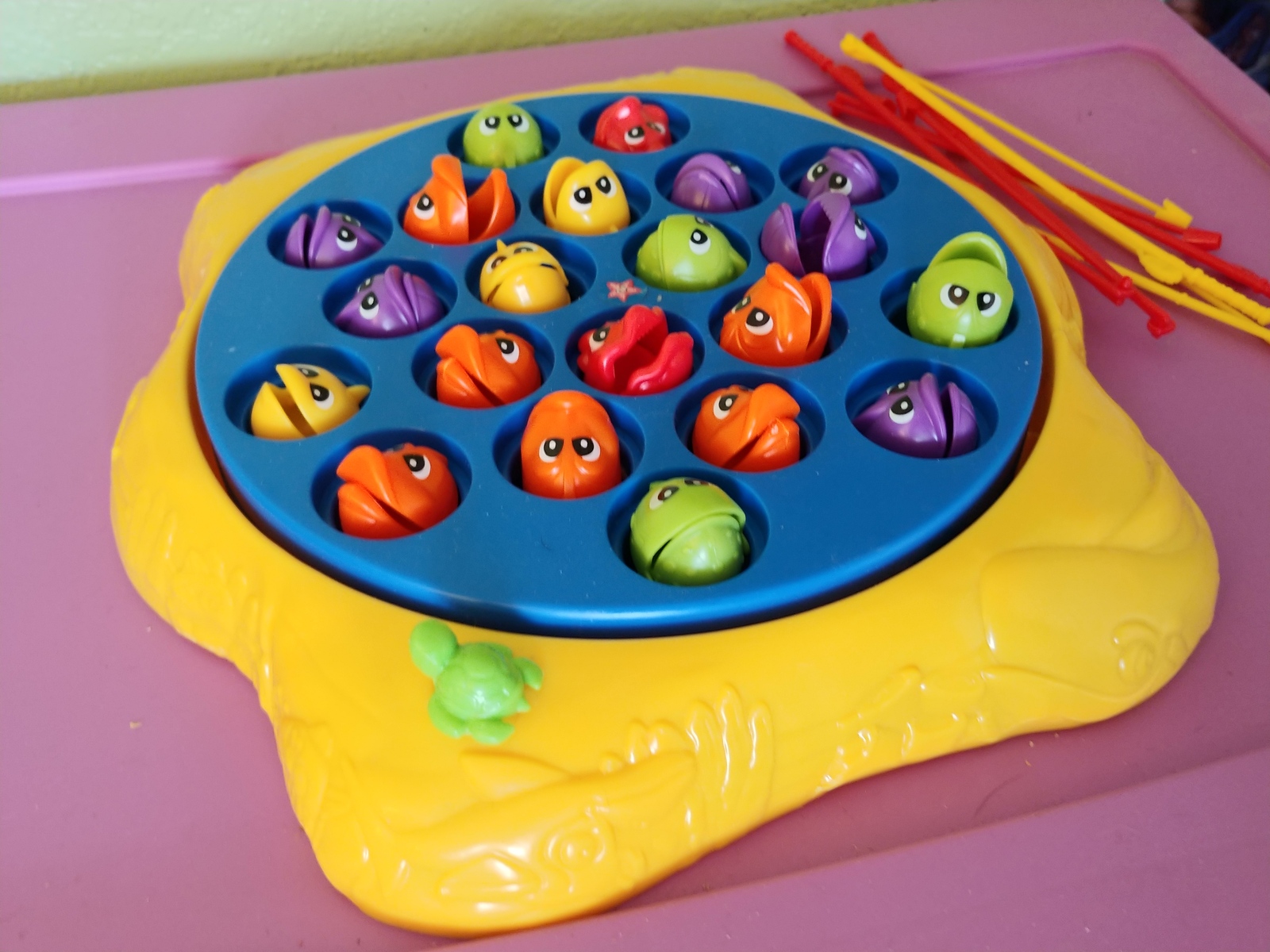 Toy Fishing Game with 5 Fishing Rods - Contemporary Manufacture