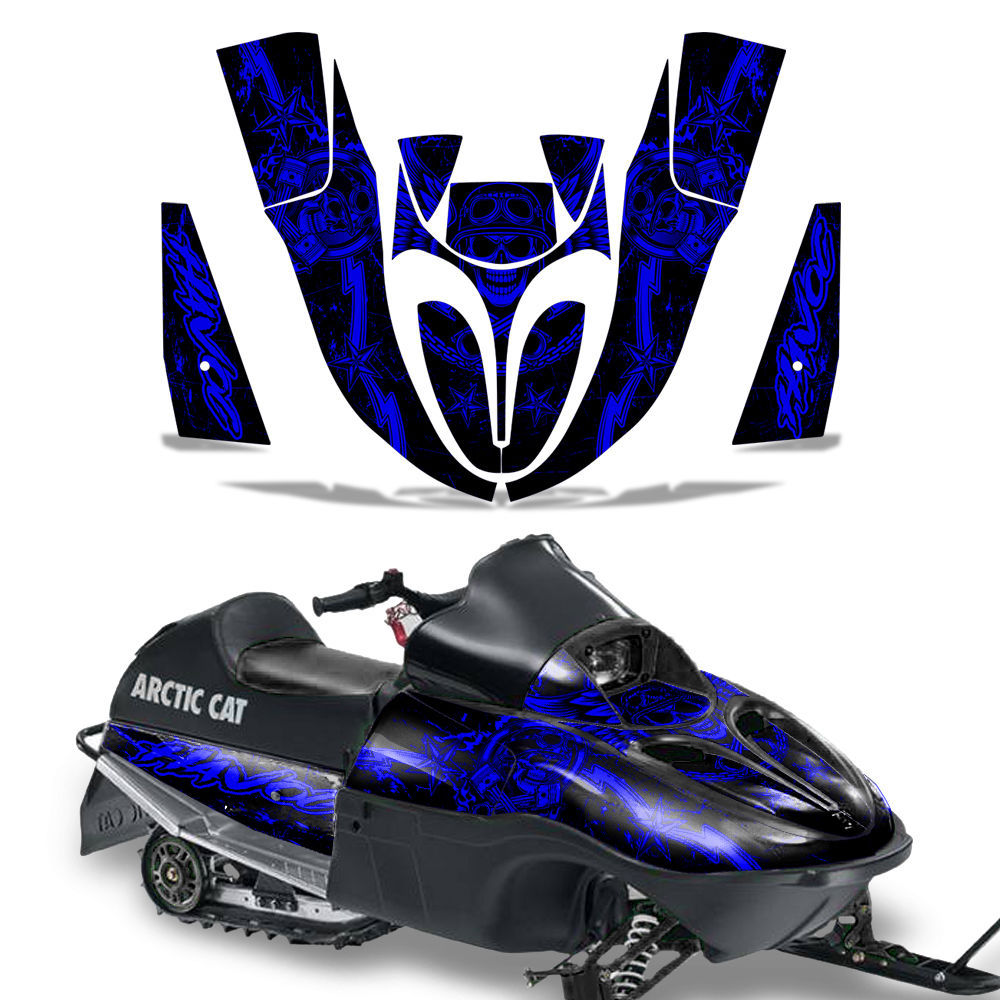 Arctic Cat Sno Pro 120 Sled Wrap Snowmobile Decal Graphics Kit 2009 ...