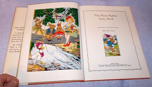 The Peter Rabbit Story Book 1935 Platt Munk Bess Goe Willis Art ...