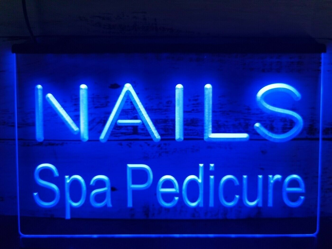 Nails Spa Pedicure Beauty Salon Neon Sign Hang Signs Wall Luminous ...