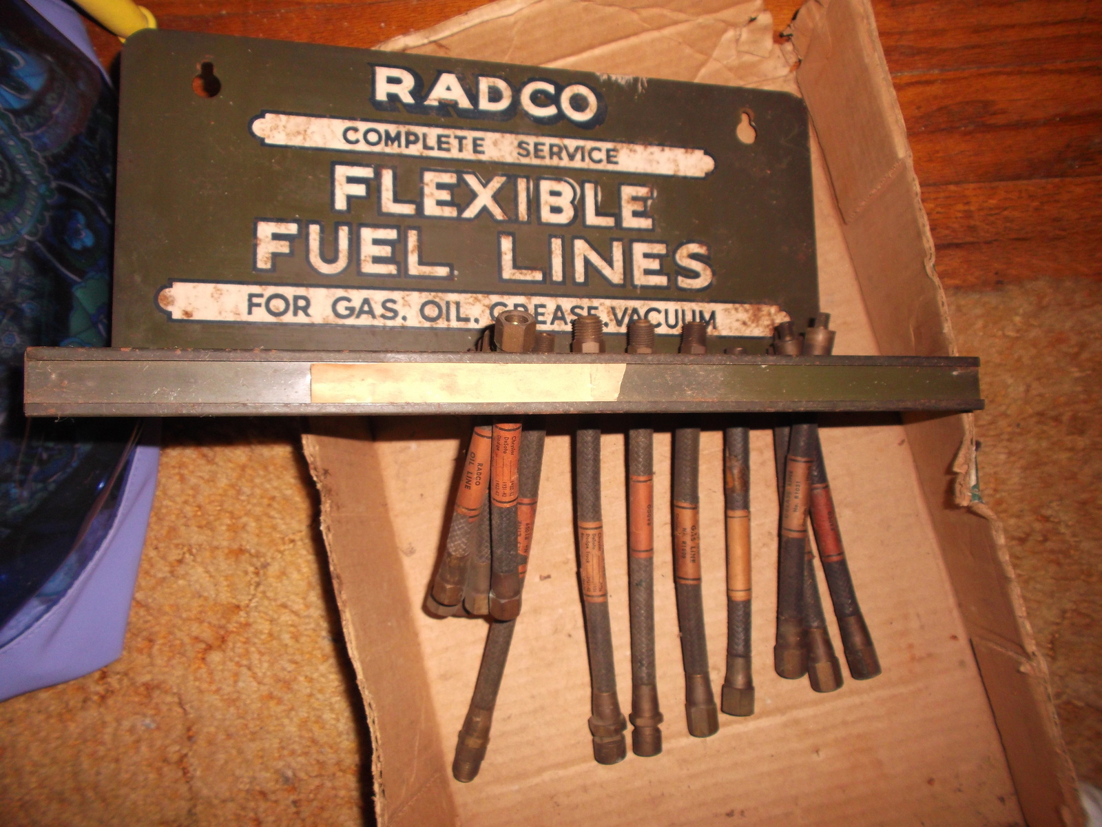 Radco Hose and Fuel Line Metal Wall Rack and Mopar Lines/Hoses - Gas ...