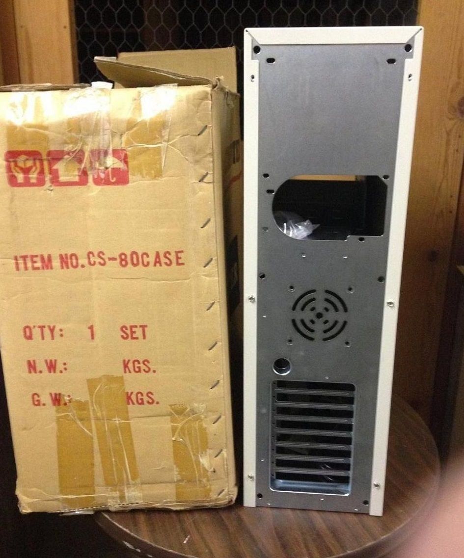 Big Full Tower Vintage AT Computer Case Build IBM PC 386 486 Pentium ...