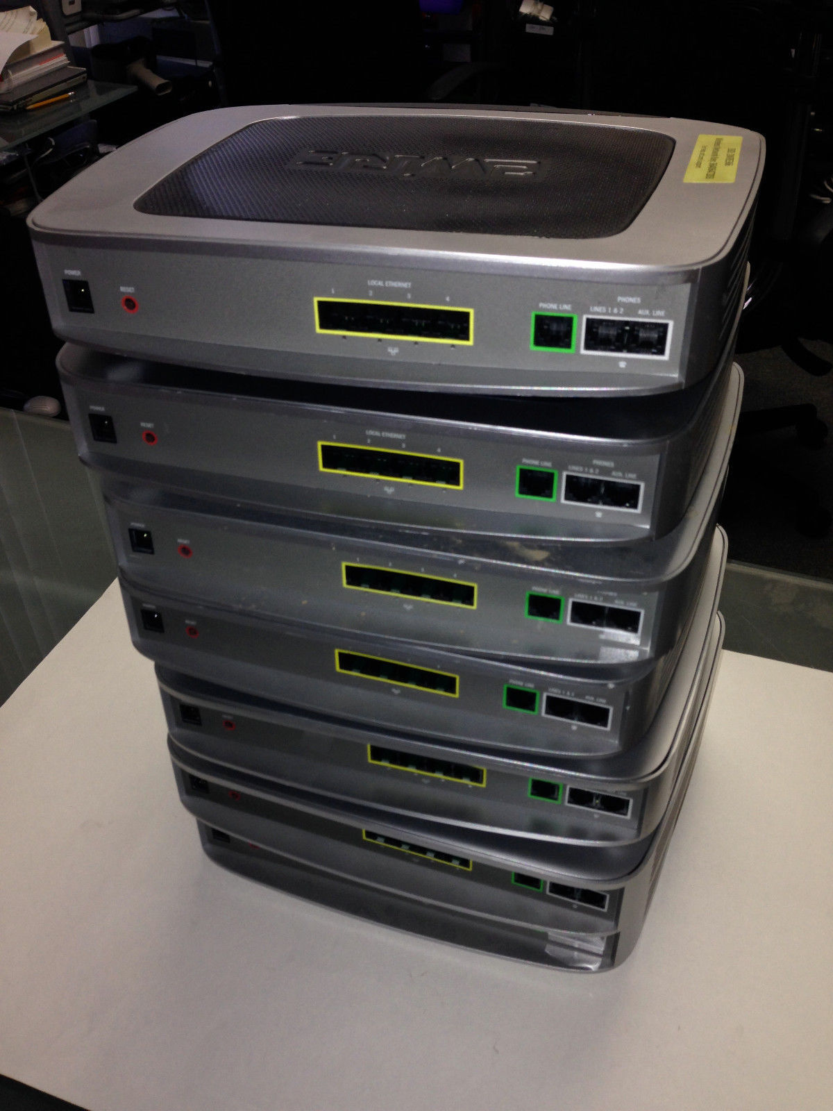 Lot of 7-AT&T U-Verse 2Wire 3600HGV-B 4-Port and 50 similar items