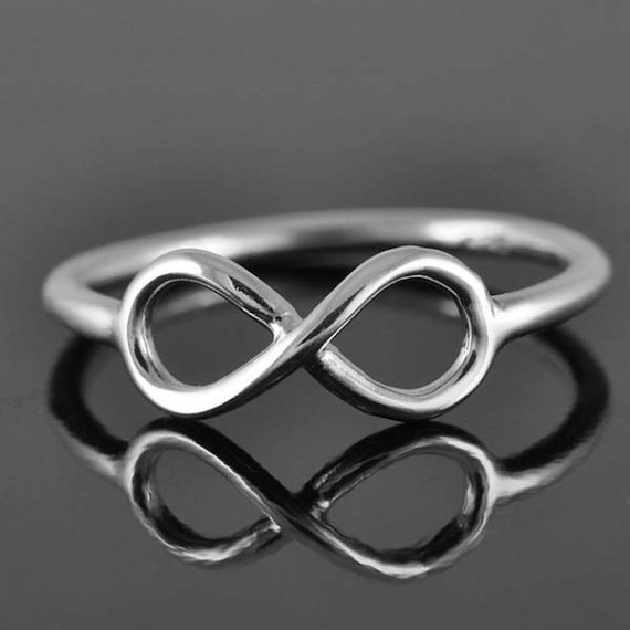 Infinity Silver Plated Ring, Number 8 Ring, One Direction Ring _ ISR ...