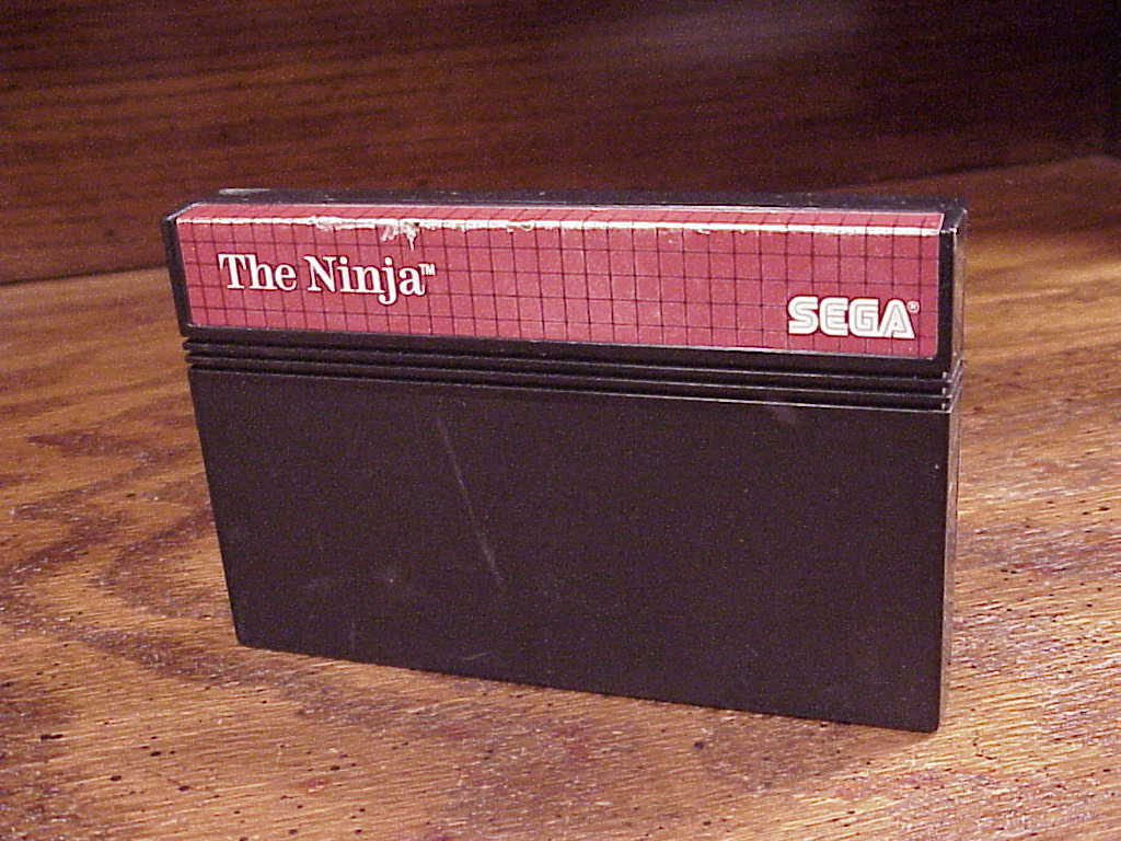 Sega Master System The Ninja Game Cartridge, with case, SMS, tested ...