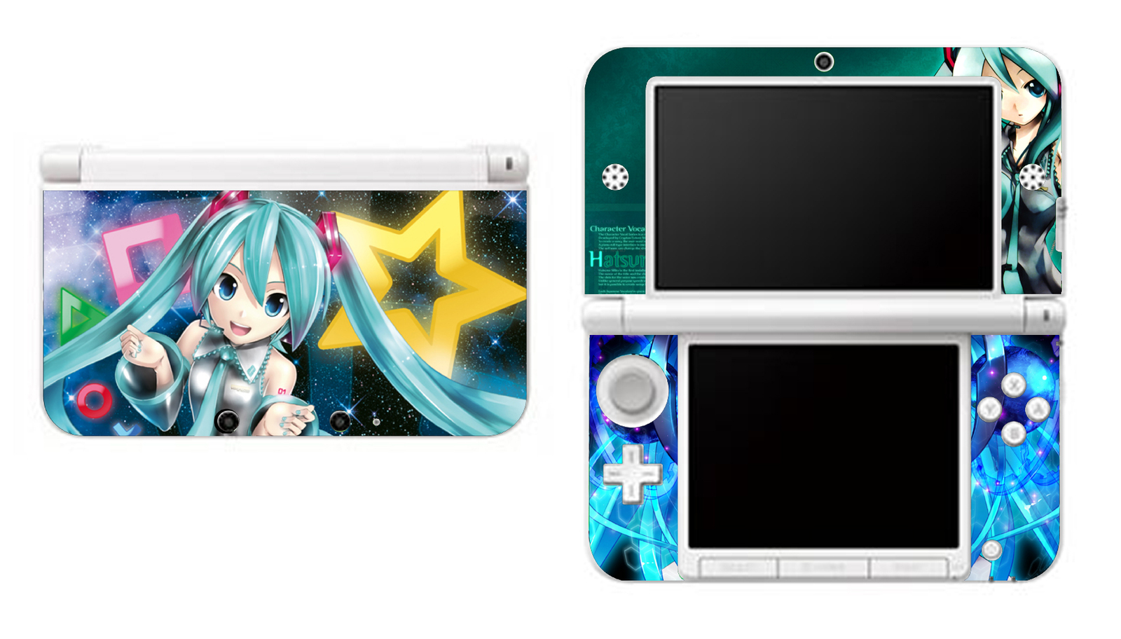 Hatsune Miku Nintendo 3DS XL LL Vinyl Skin Decal Sticker - Other