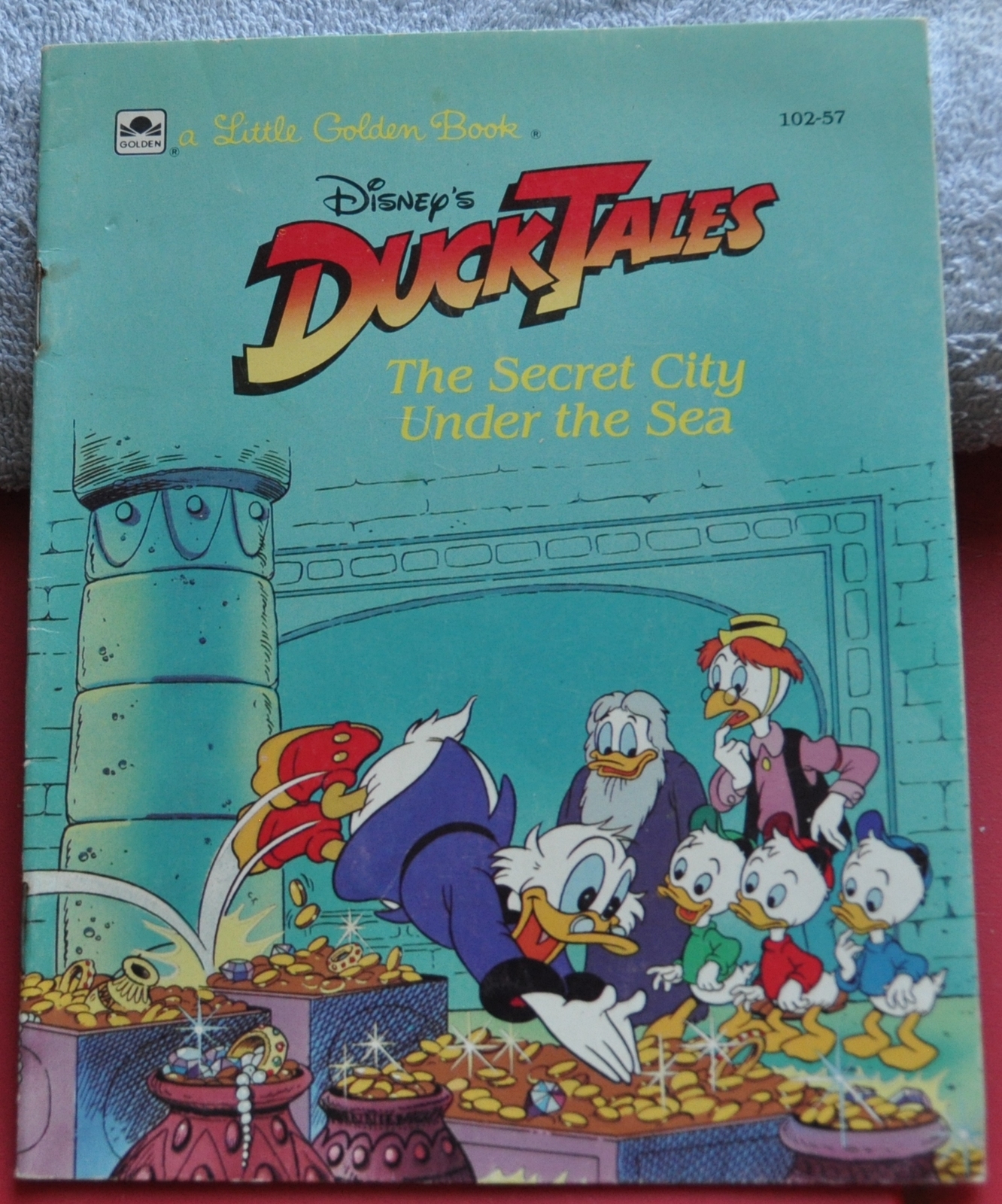 Little Golden Book - Disney's Ducktales Duck Tales - Secret City Under ...
