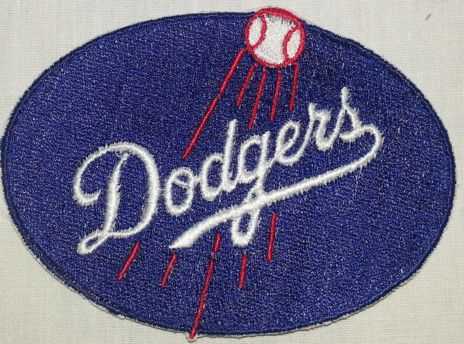 Los Angeles Dodgers Logo Iron On Patch - Other