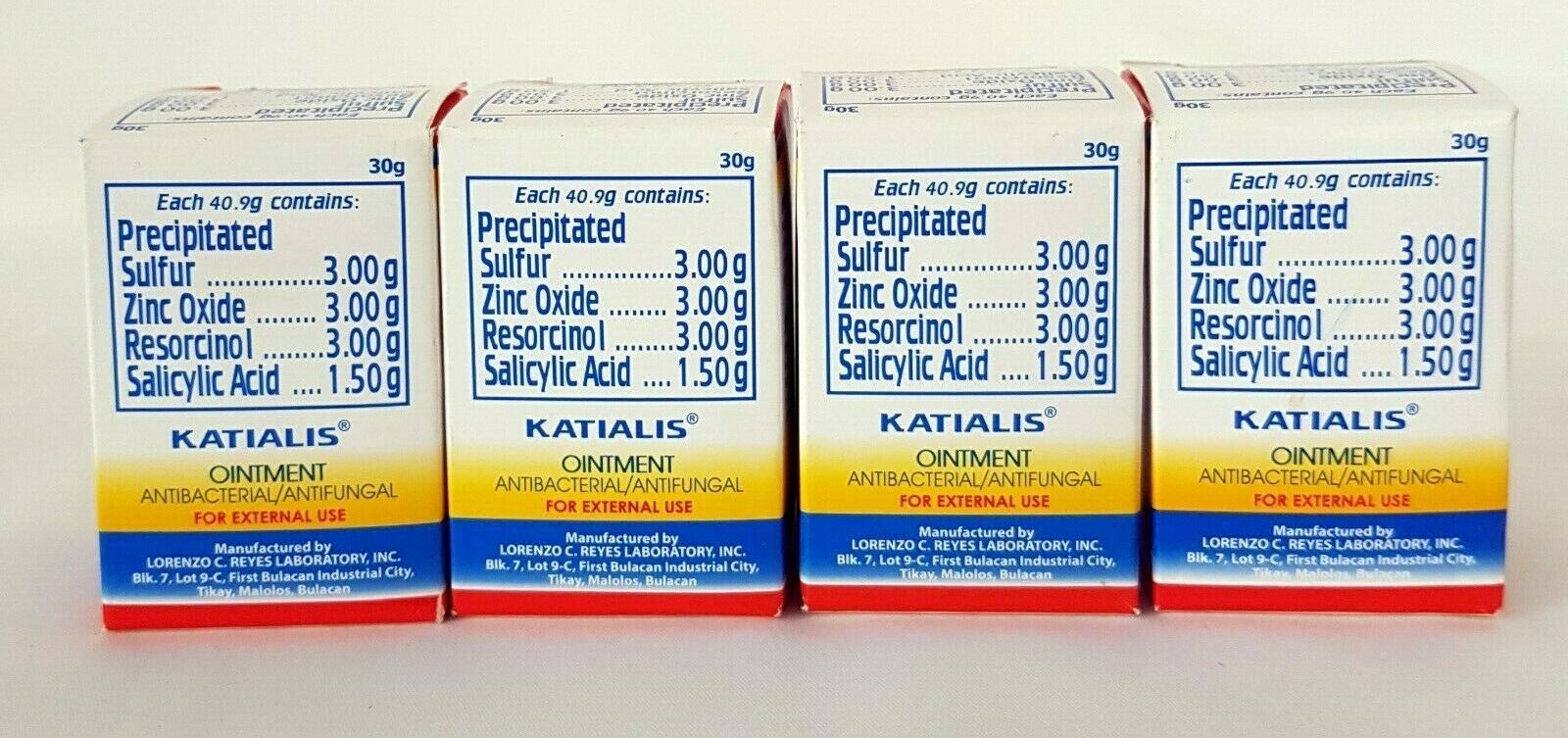 4 Katialis Ointment AntiBacterial Antifungal for Eczema Dandruff BIG ...