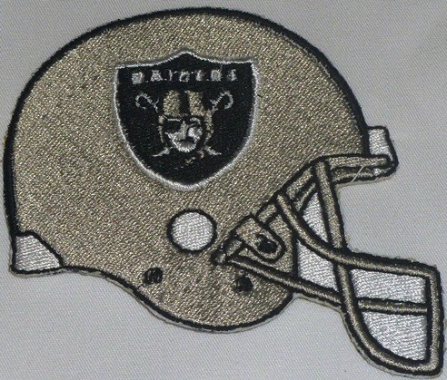 Oakland Raiders Iron On Patch - Football-NFL
