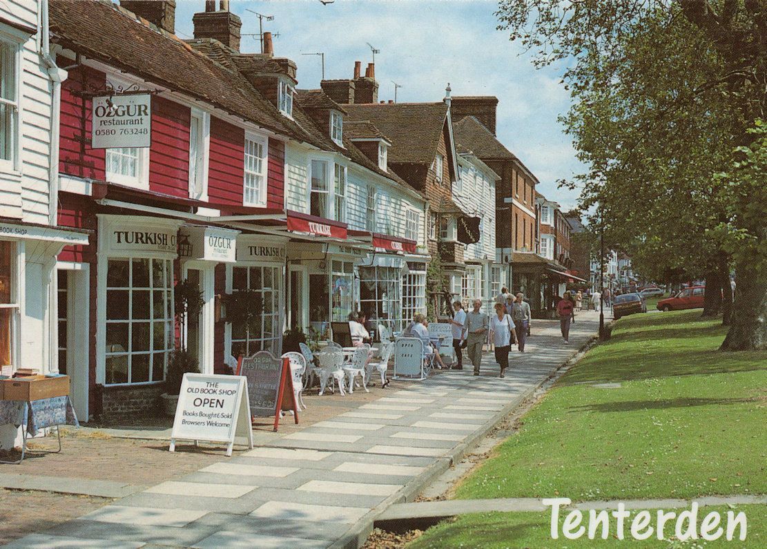 Tenterden Kent Turkish Restaurant By Book Shop Store Postcard Other