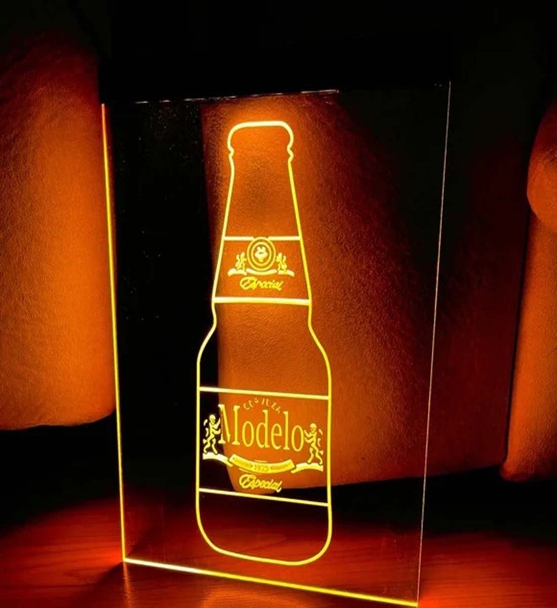 Modelo Especial Bottle Led Neon Sign Hang Signs Wall, Bar, Pub, Club ...