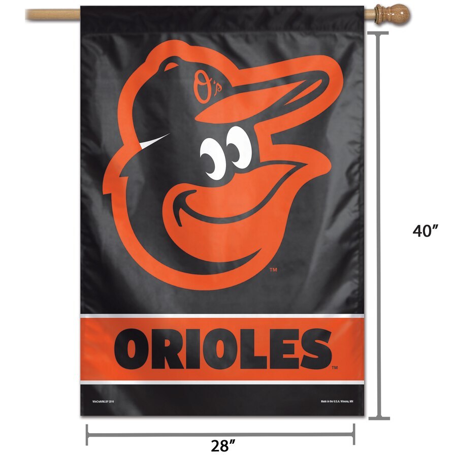 Baltimore Orioles Official MLB Banner Flag by Wincraft, 28" x 40 ...