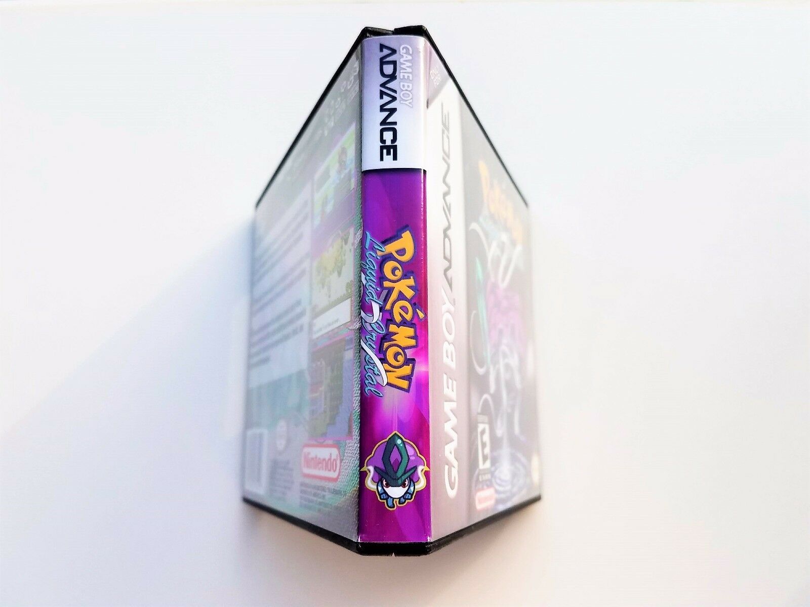 Pokemon Liquid Crystal w/ Custom Case (USA Seller) Nintendo GBA Gameboy ...